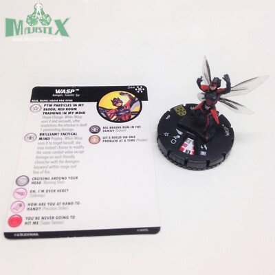 Heroclix Avengers Infinity set Wasp #044 Super Rare figure w/card! | eBay