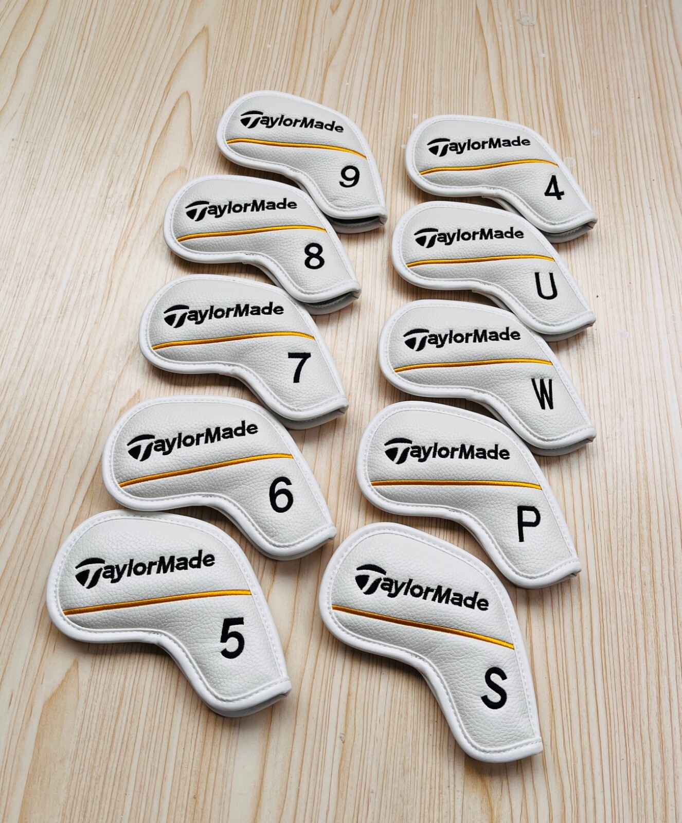 “10PCS” Golf Club Iron Head Cover For Taylormade Classic Yellow-Line ...