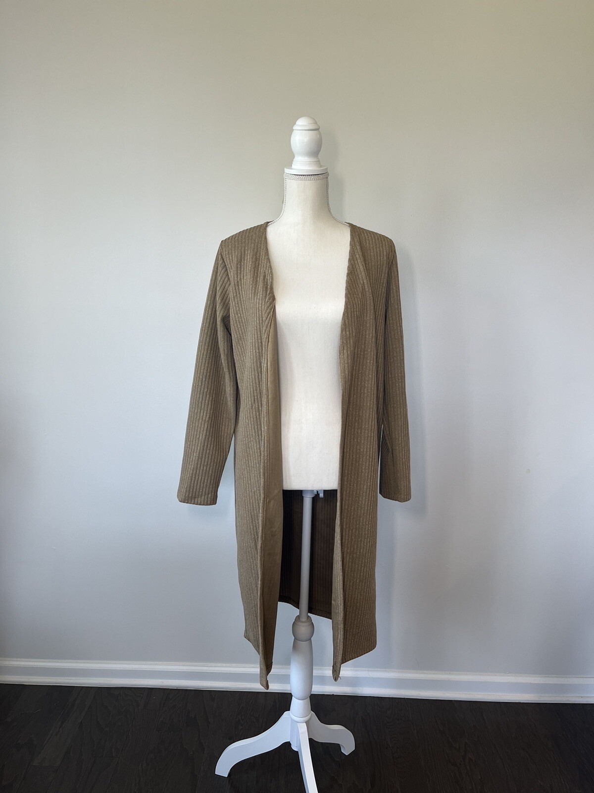 Tan Cardigan Sweater for Women - Long Open Front | eBay