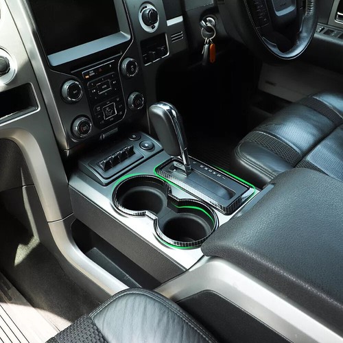 Central Gear Shift Panel Cup Holder Ring Trim Cover For Ford F150 ...