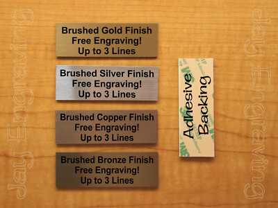 Custom Engraved 1x3 Brushed Tag Sign Plaque Plate | Pet Name Ash Box ...