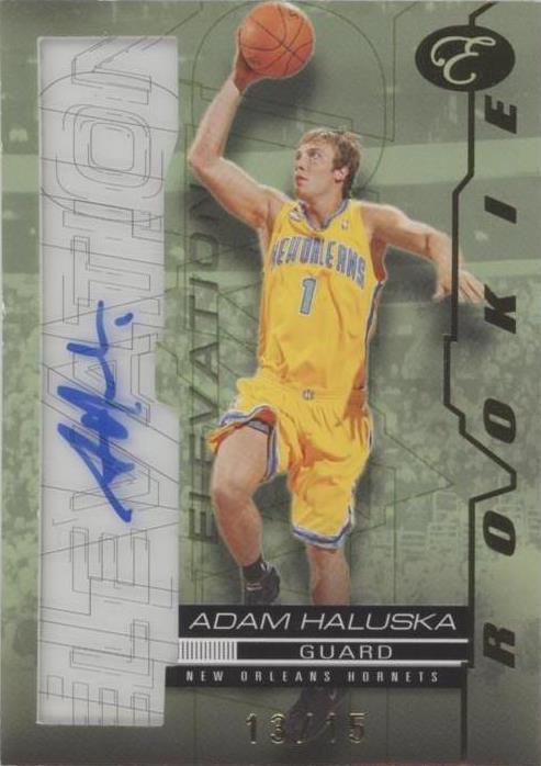 2007-08 Bowman Elevation - Rookie Writings Adam Haluska #RW-AH Green ...