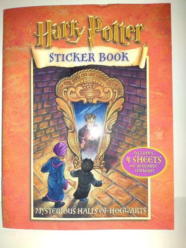 HARRY POTTER STICKER BOOK ~ MYSTERIOUS HALLS OF HOGWARTS ~ w/ REUSABLE ...