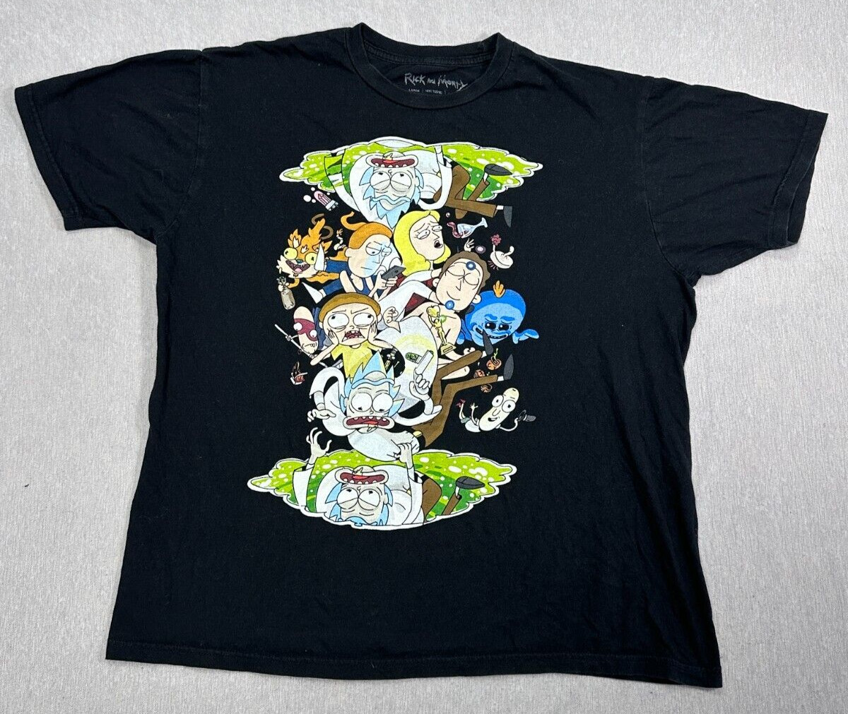 Rick and Morty Portal Loop Adult Swim Cartoon Hot Top… - Gem