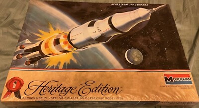New, factory sealed Monogram Heritage Edition Apollo Saturn V Model ...