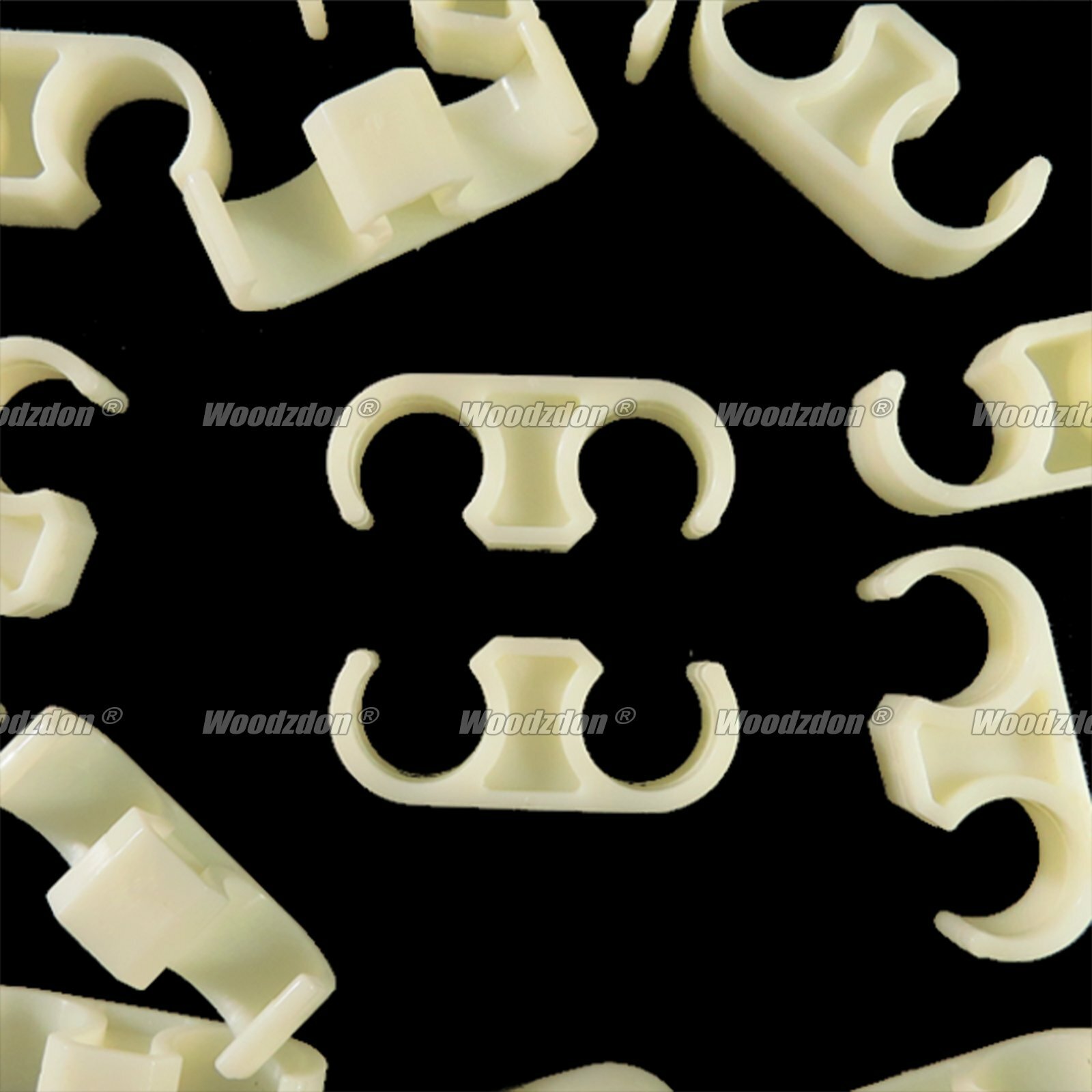 20 Pcs Wire Cable Loom Routing Clip 21/32" Rod Separator Heater Clamp ...