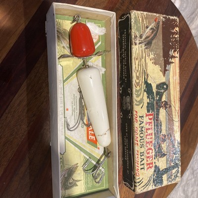 Pflueger - Vintage Pflueger White Red Head