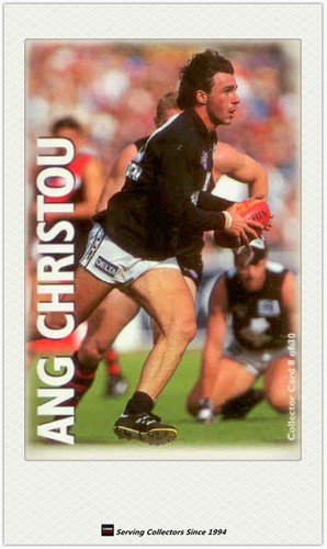 1996 Optus Vision AFL Card #8 Ang Christou (Carlton) | eBay