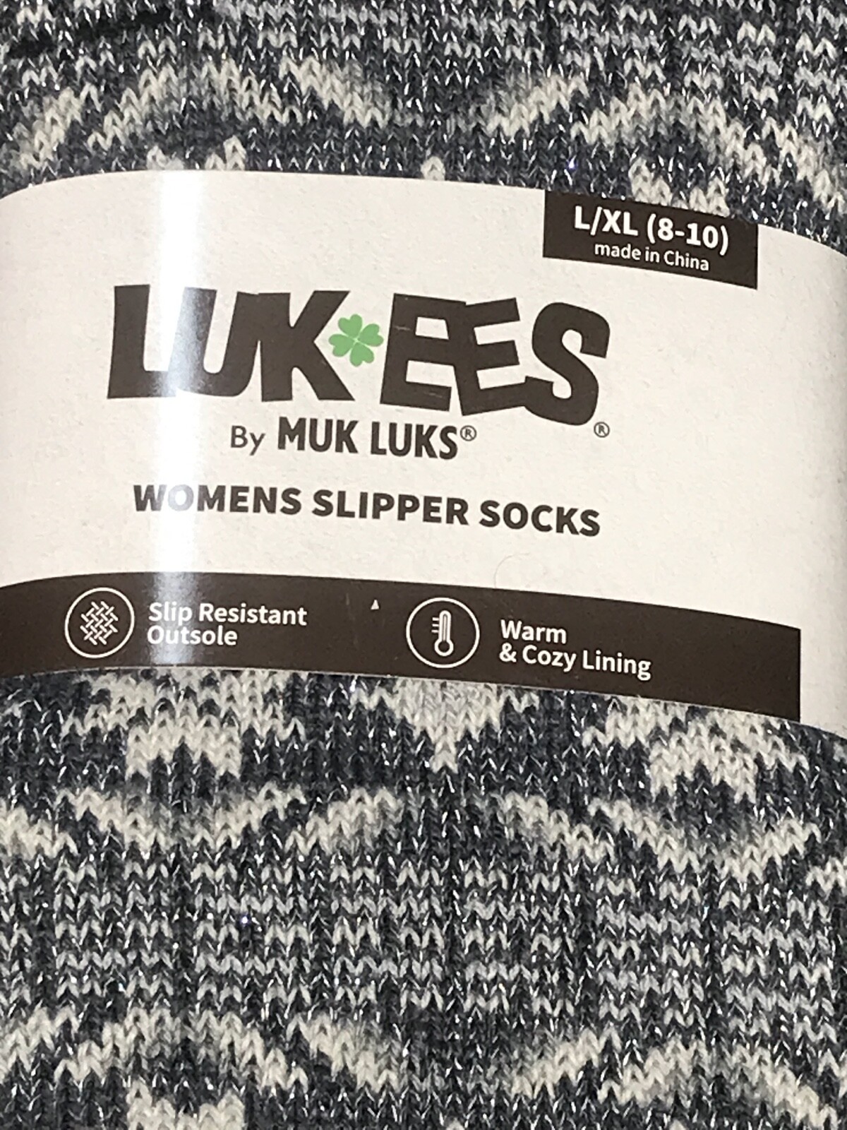 NEW LUK EES MUK LUKS Slipper Socks VARIATIONS L/XL Large & X Large (8 ...