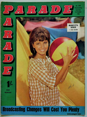 Magazine PARADE sexy pin-up October 1966 MARGYITTA SCHER POSTER TERI ...