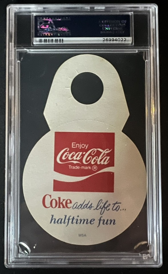 1976 Coke Bears Discs w/ tab Walter Payton RC Rookie PSA 10!!! | eBay