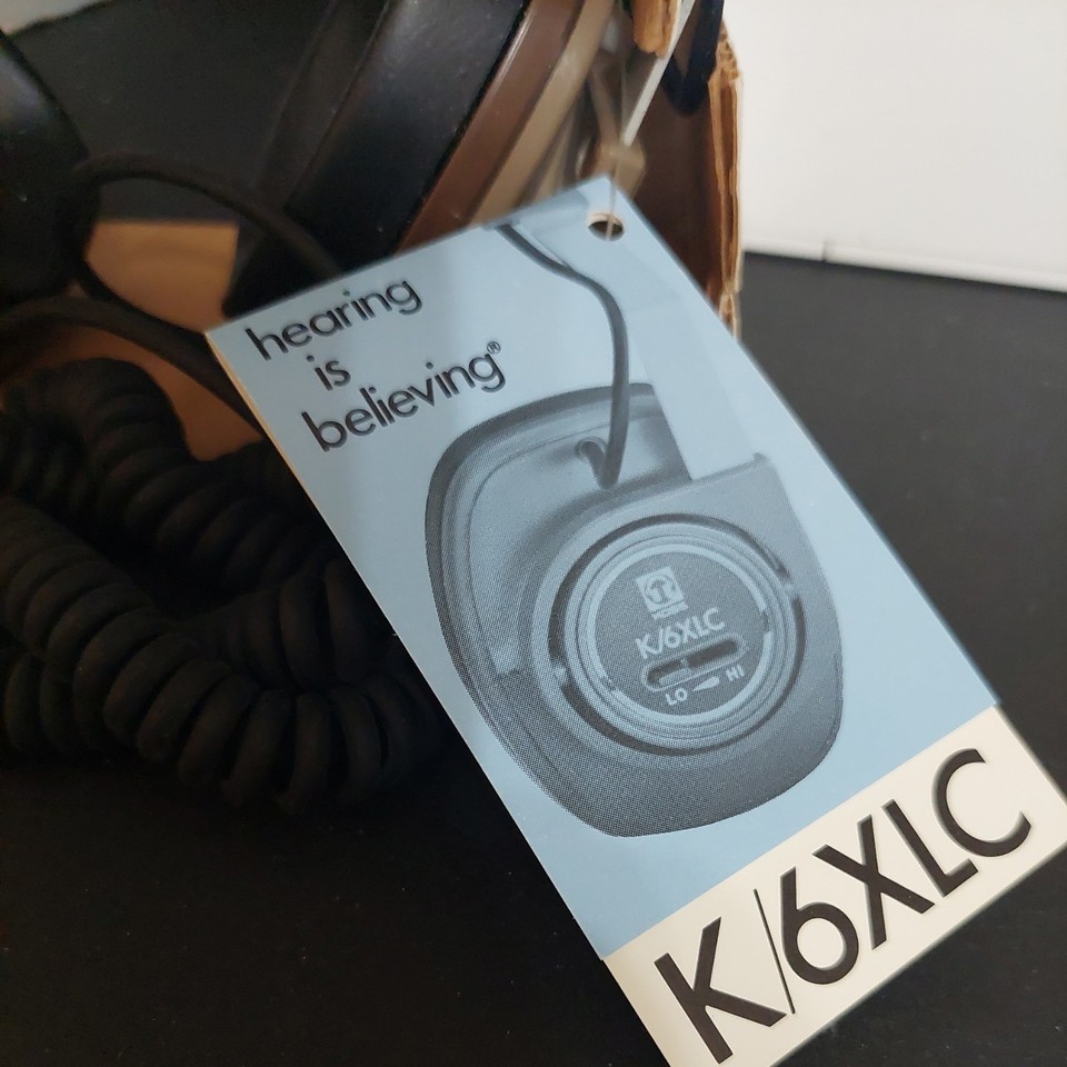 Vintage Koss K/6 XLC Stereophone Headset Headphone w/ Box | eBay