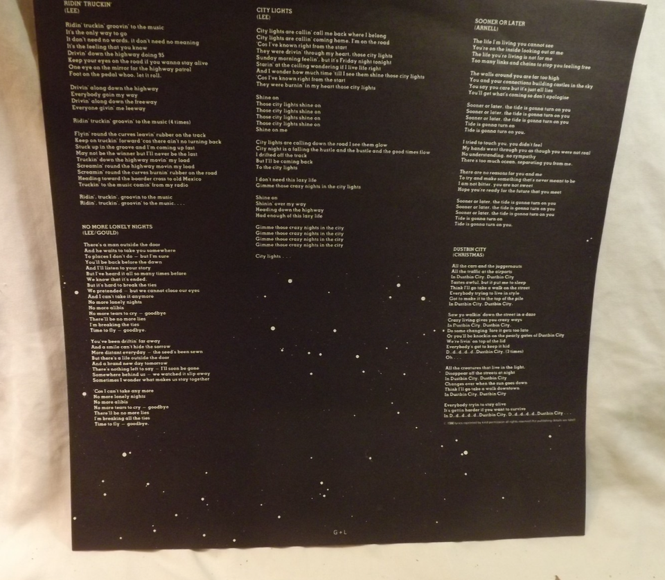 The Alvin Lee Band – Free Fall. Vinyl LP. 1980 with Insert | eBay