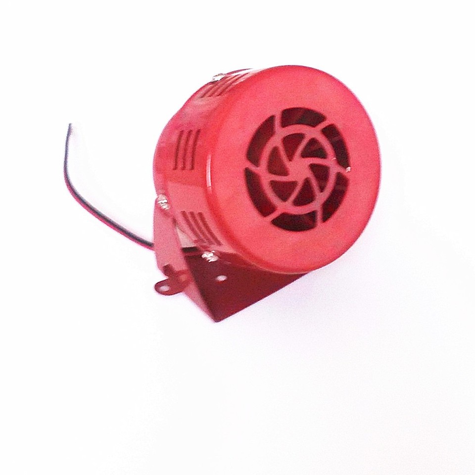Motorcycle 12V Driven Air Raid Tornado Horn Loud Sound Fire Security | eBay