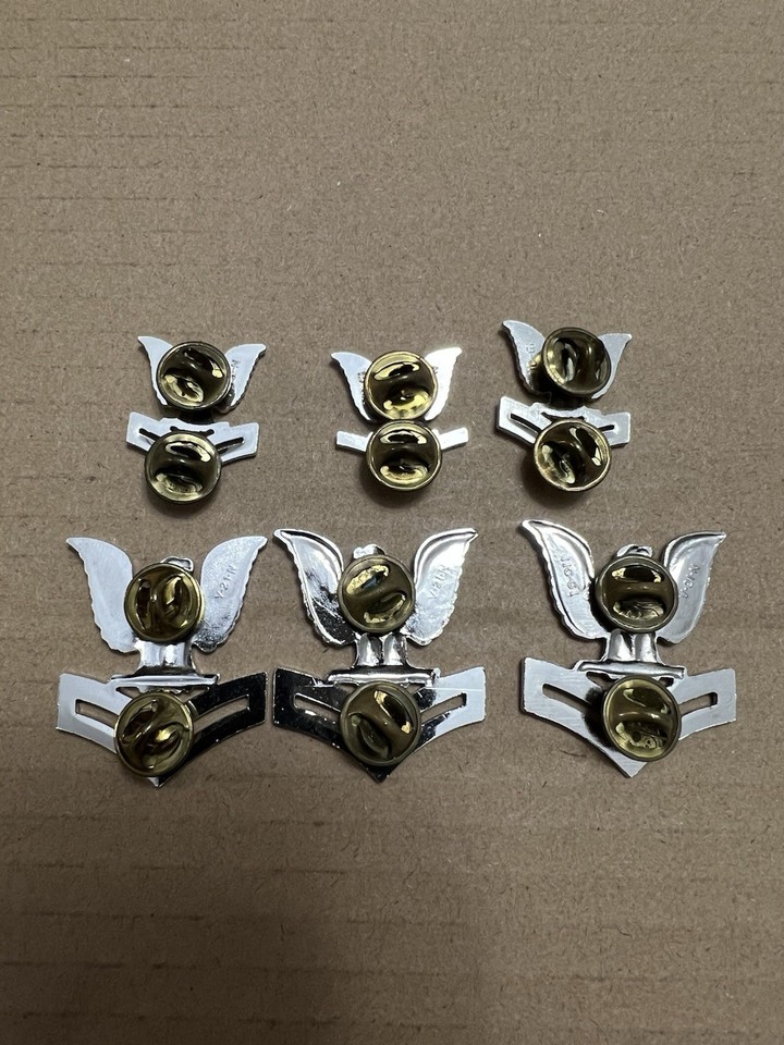 USN Petty Officer Eagle Lepel Pin Mix Lot Of Six | eBay