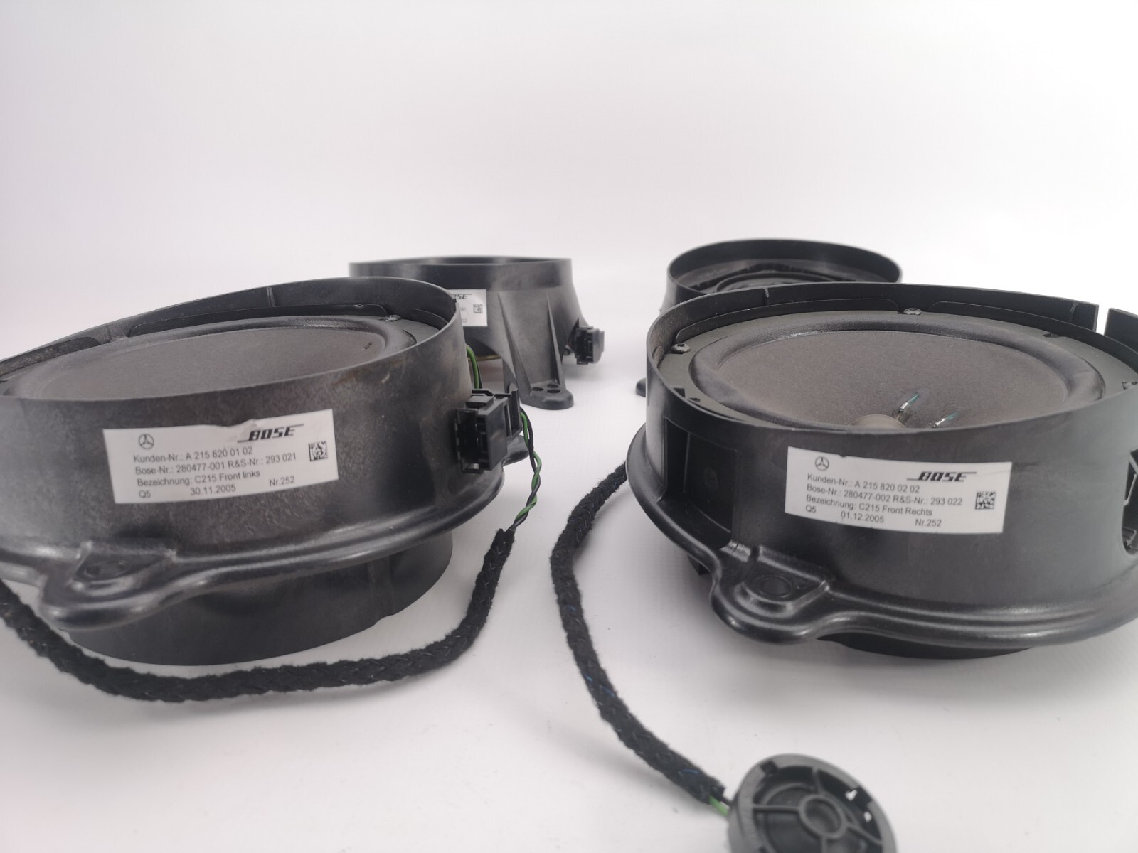 Door and Dash 7 Speakers Set for Mercedes MB CL500 CL55 CL600 C215 W215 ...