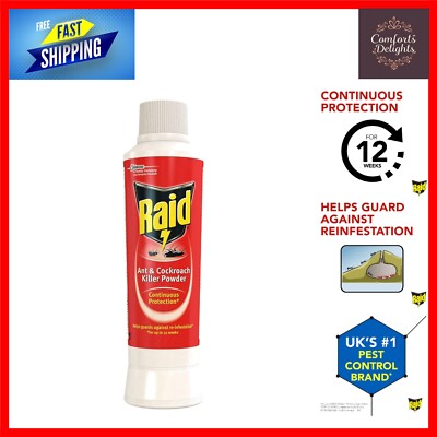 Raid Ant and Cockroach Killer Powder, Insect Killer For Indoor And ...