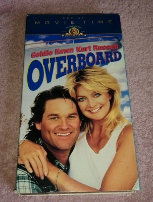 Overboard VHS Comedy Kurt Russell Goldie Hawk 1987 Gary Marshall Tested ...