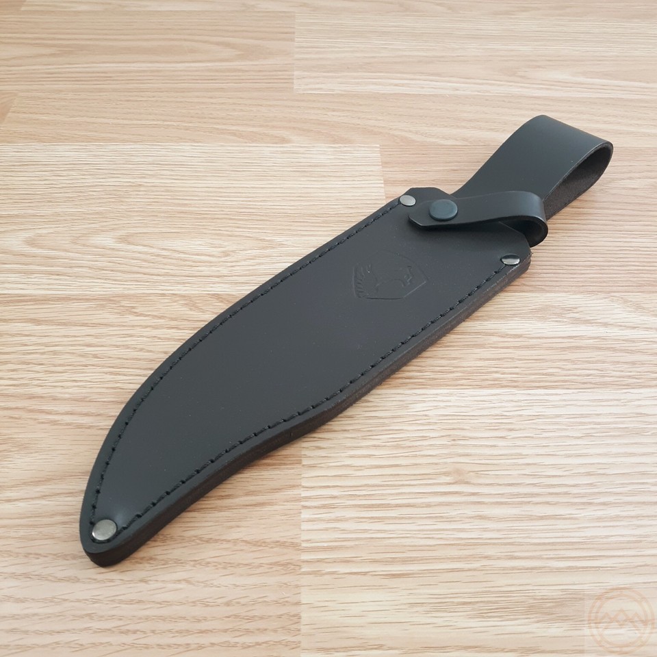 Condor Undertaker Fixed Knife 10" 1075HC Steel Full Tang Blade Walnut ...