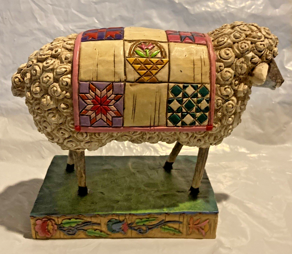 Vintage Jim Shore Sheep "Peace In The Valley" Quilt Heartwood Creek ...