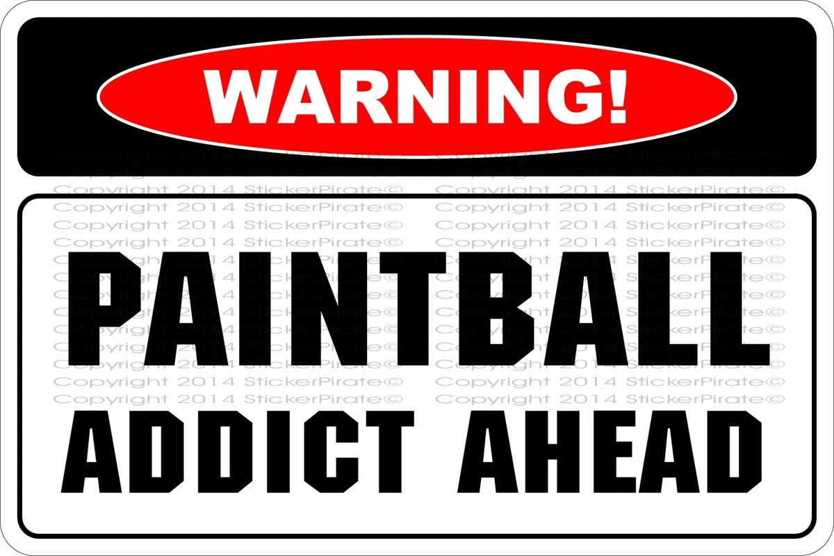 Paintball Warning Sign