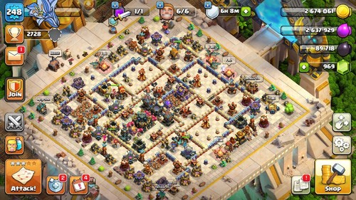 TH 17 248 lvl GOOD DEF | 95-95-70-70-45 Heroes | 6 BUILDERS | CHEAP | eBay
