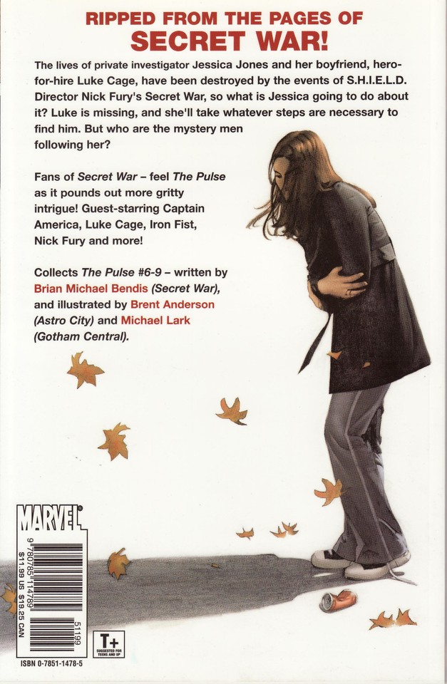 The Pulse Vol 2: Secret War by Michael Bendis (2005) Brand New Trade ...