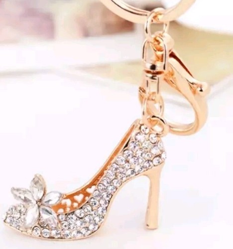 Crystal High Heel Shoe Keychain Key Ring Chain Bag Charm Pendant 030 | eBay