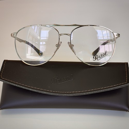 Persol PO 2453 V 1076 Eyeglasses Frames 57-14-145 Pale Gold Original w ...