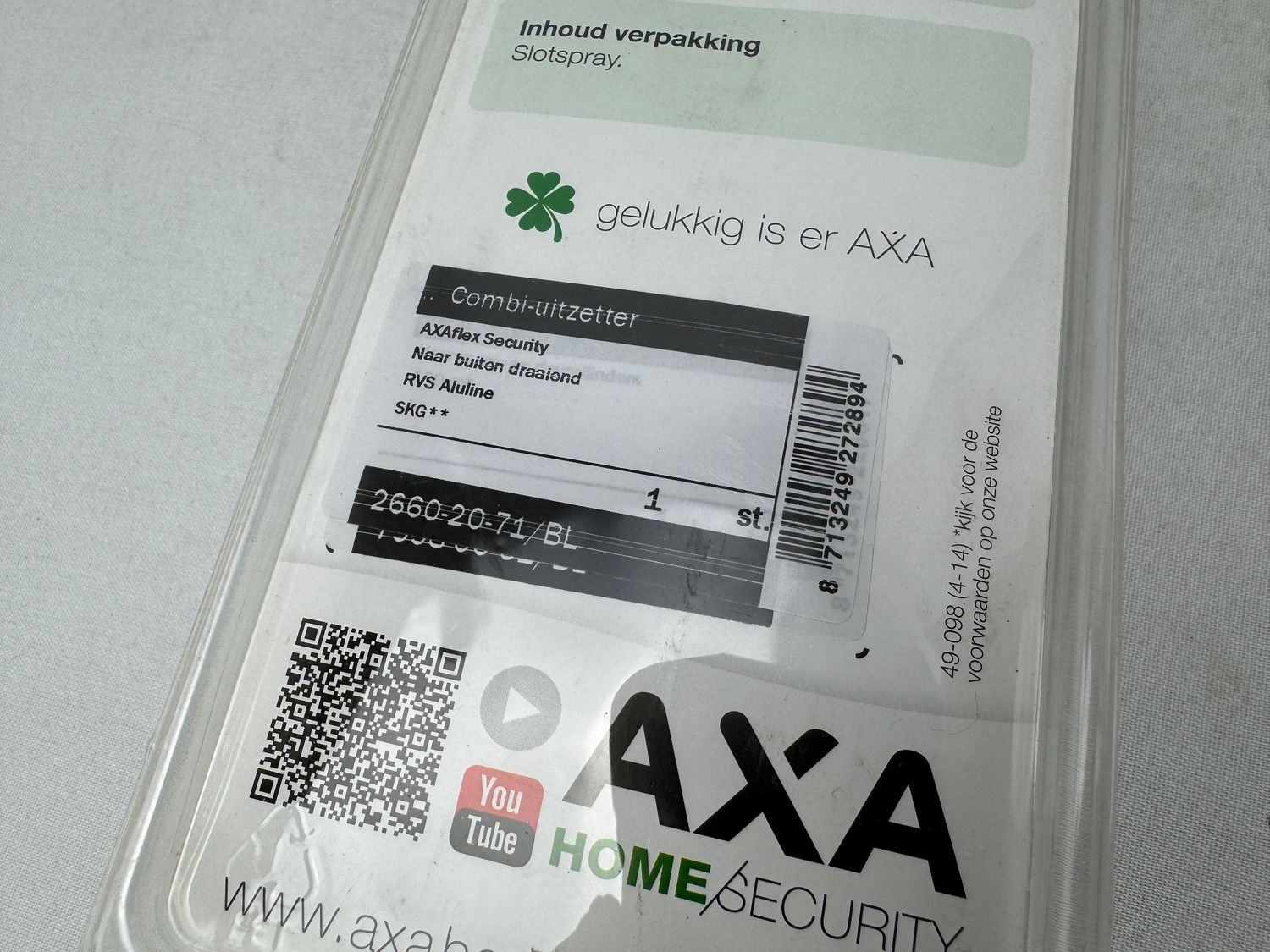 AXA Flex Security Combi Window Stay 2660-20-71/BL | eBay