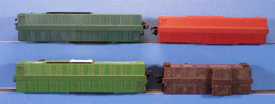 4 Lionel Cars-Santa Fe & Ashley Drew Northern Boxcar-ATSF ...