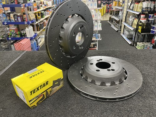 FOR BMW F87 M2 F80 M3 F82 F83 M4 REAR DRILLED BRAKE DISCS + PADS ...