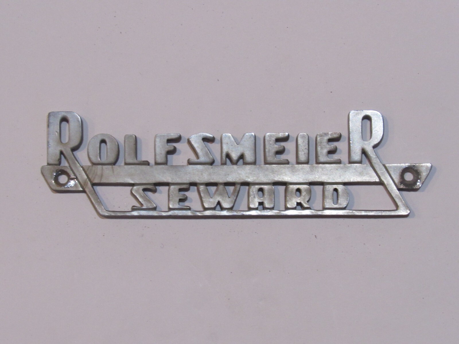 Vintage Rolfsmeier Motors Seward Nebraska Metal Dealer Badge Tag Emblem ...