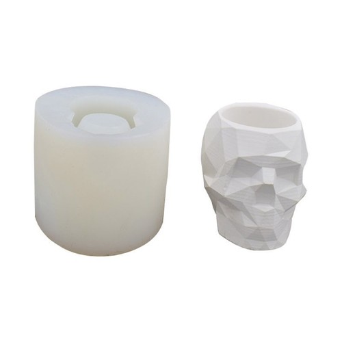 DIY Jewelry Tool Skull for Head Flower Pot Mold High Quality UV Epoxy ...