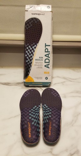 Superfeet ADAPT MAX Run Insoles - Size B (M 2.5-4 W 4.5-6) | eBay