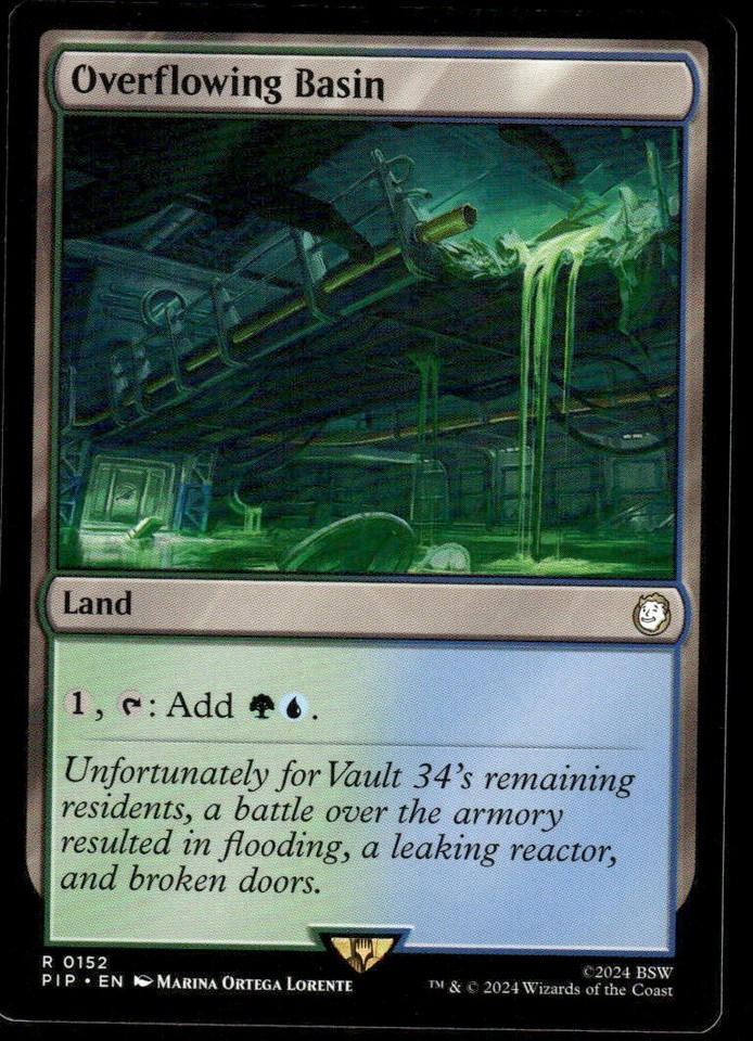 MTG Universes Beyond Fallout Commander Dual Land Set Filter Land EDH | eBay