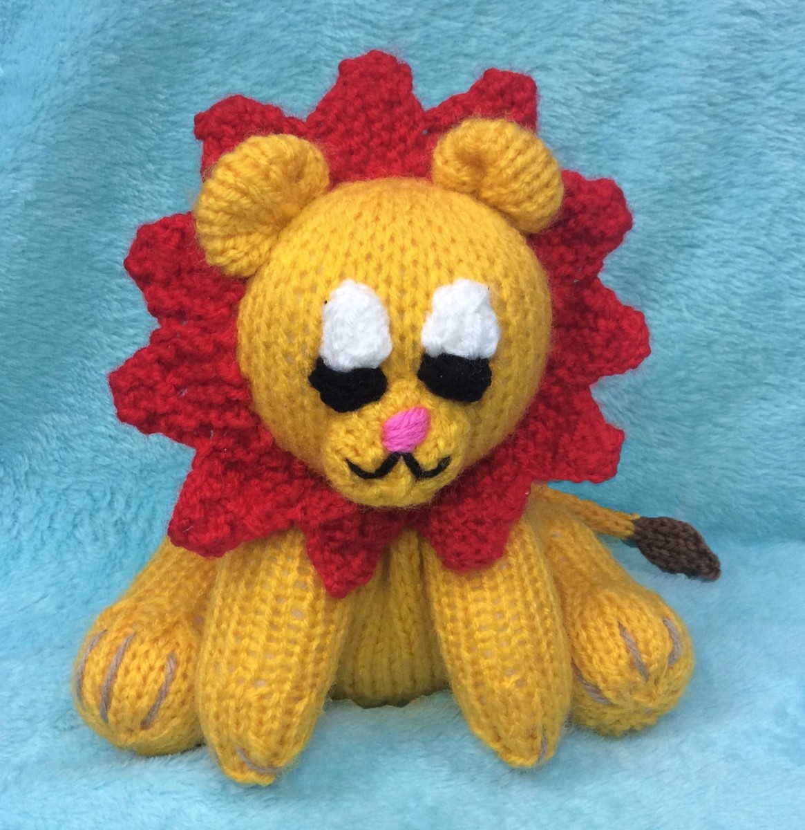 Lion Knitting Pattern KNITTING PATTERN Simba Inspired Chocolate