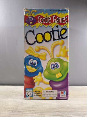 Hasbro Cootie Game Vintage Complete w/o instructions 1999 32244047824 ...