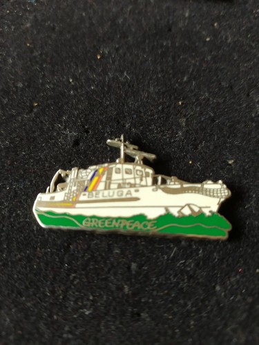 RARE PINS - BATEAU GREENPEACE BELOUGA ÉCOLOGIE DÉFENSE DE LA PLANÈTE | eBay