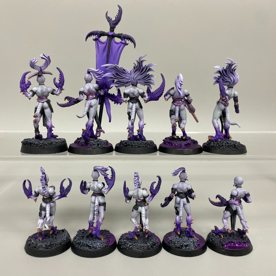 10 DAEMONETTES OF SLAANESH WARHAMMER 40k 40,000 AGE OF SIGMAR AOS CHAOS ...