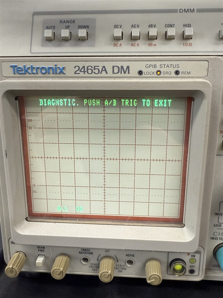Tektronix 2465A Four Channel 350 MHz Analog Oscilloscope (Passed ...