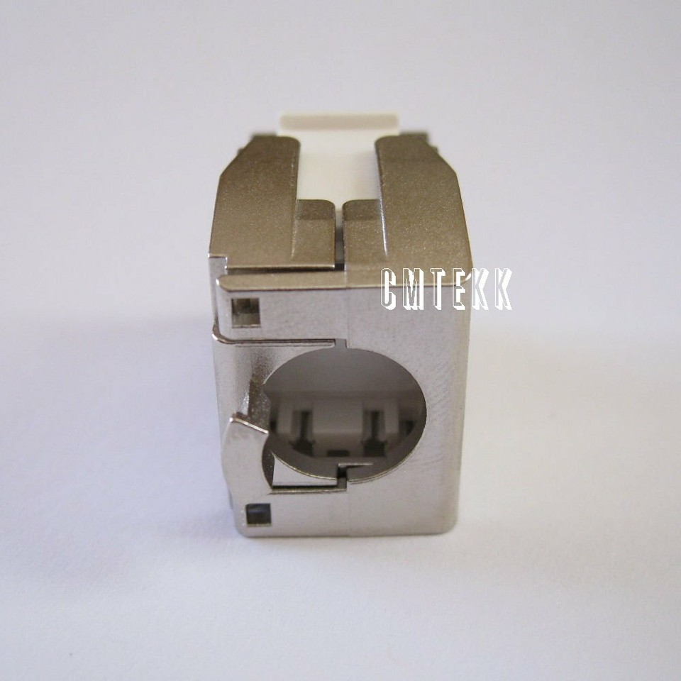 8x CAT8 Full Shielded Keystone Insert RJ45 Ethernet Network Jack ...