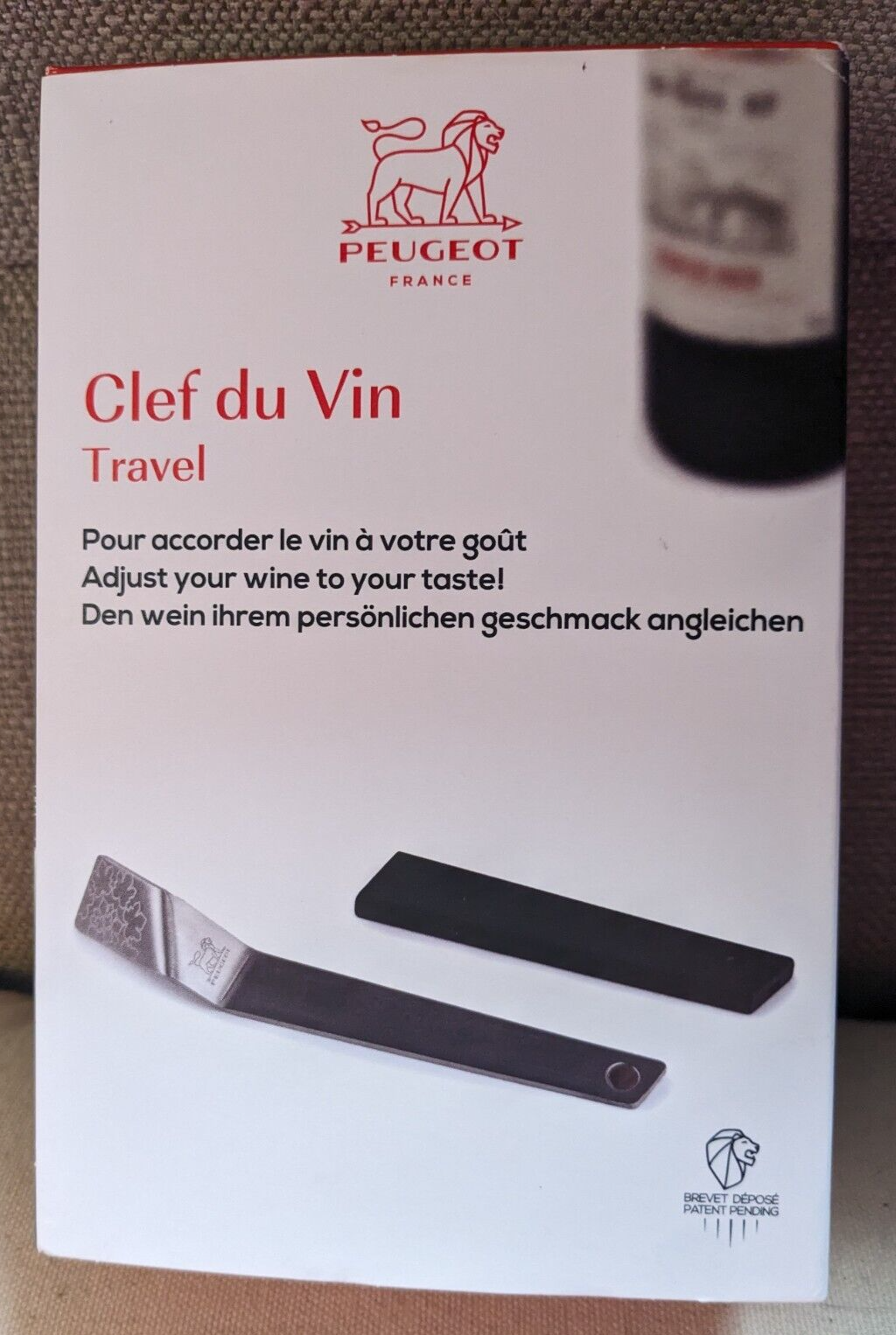Peugeot Clef du Vin Box No. 1 Travel Wine Key Wine Accessories L 15 cm ...