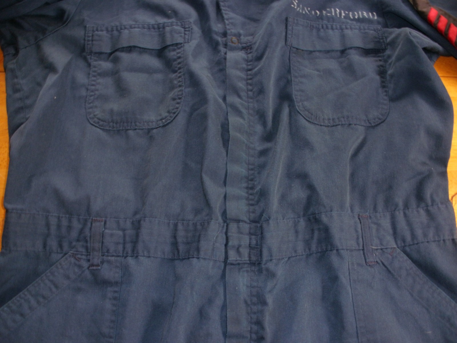 Navy overalls VINTAGE 1970s Coveralls uniform Shipboard 48R | eBay