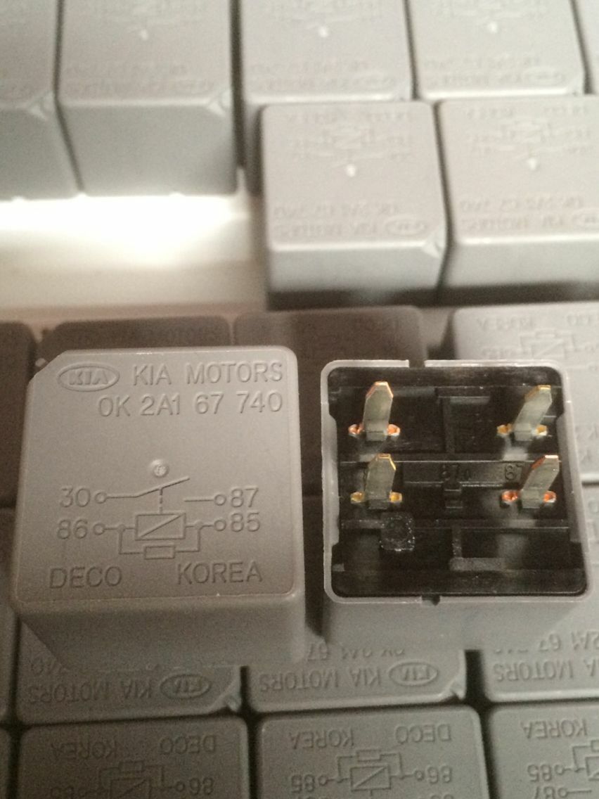 OK2A167740 Deco Automotive Relay 4 Pins for KIA Motors X 2pcs for sale ...