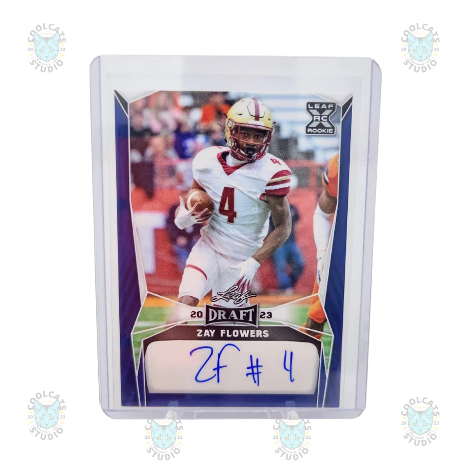 2023 Leaf Draft Zay Flowers #BA-ZF1 for sale | eBay