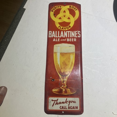 Ballantine’s Metal Beer Sign New York City | eBay