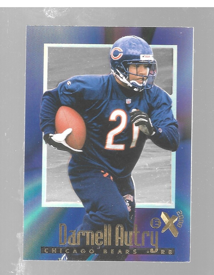 1997 Skybox EX 2000 Darnell Autry 5 Rookie Chicago Bears Football Card ...