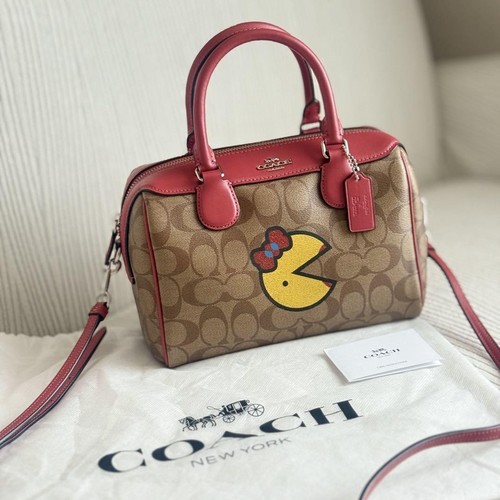 COACH Pac Man collaboration satchel shoulder bag | eBay