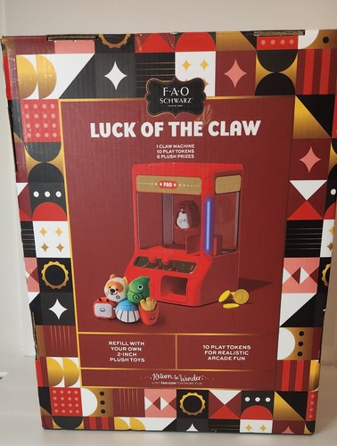 FAO Schwarz Arcade Claw Game with Plush Prizes | eBay